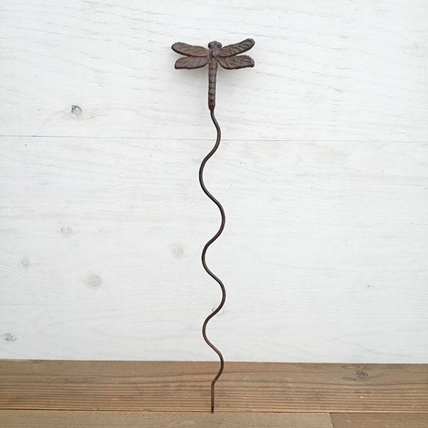 鉄鋳物のガーデンスティック。花壇や通路、鉢植えにさして、アクセサリーとしてご利用ください。※詳しい商品説明は下のほうに記載があります