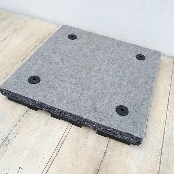 グランドカバーに◎ 「TUTTI BOARD（トゥッティボード）」はポリエステル繊維を主体に、人工ゼオライトなどを特殊配合した繊維でできたフェルトボード。これまでなら廃棄されてきたポリエステル製の衣服や生地などが原料に使われています。「普段...