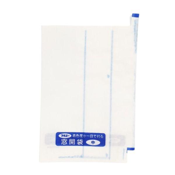巨峰・ピオーネ等の防虫、妨害などの保護袋に最適！内側つるつる袋を外さず中身が確認できる窓付袋です。止金付