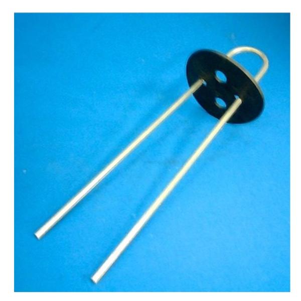 不織布、マルチ、シート、防草シート、ネット類の止め杭差し易い*先端斜めカットになりよりさしやすい形状になりました。30cm　１個