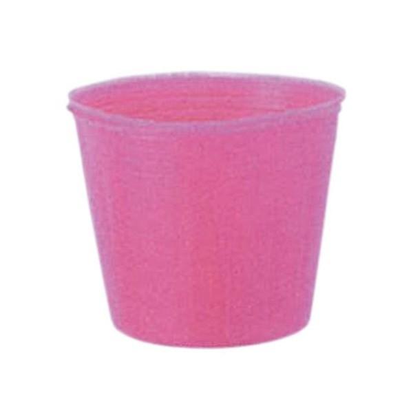 ・サイズ：口径12.0cm×高さ10cm・穴数：底1個・品種の区別はもちろん、花色に合わせポット色もチョイスする時代。　キュートなピンク色のポリポットです。