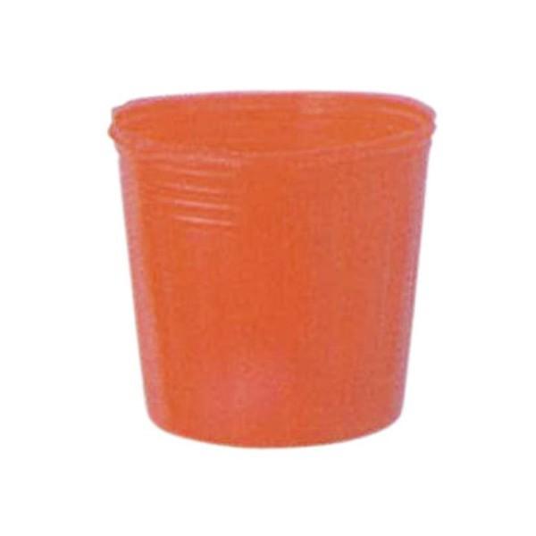 ・サイズ：口径12.0cm×高さ10cm・穴数：底1個・品種の区別はもちろん、花色に合わせポット色もチョイスする時代。　ハッキリとした赤のポリポットです。