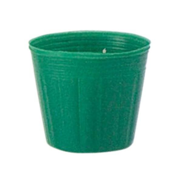・サイズ：口径10.5cm×高さ9cm・穴数：底1個・品種の区別はもちろん、花色に合わせポット色もチョイスする時代。　葉っぱと同じ緑色のポリポットです。