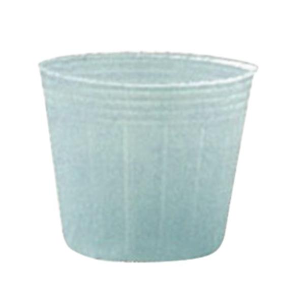 ・サイズ：口径10.5cm×高さ9.0cm・穴数：底1個・品種の区別はもちろん、花色に合わせポット色もチョイスする時代。　柔らかな空の色、水色のポリポットです。
