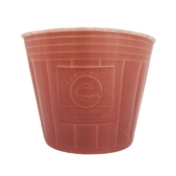 エコマーク取得商品です。エコポリポットは地球環境に配慮した商品です。底1個穴となります・エコポリポットに新色が登場！・１００％リサイクル材を使用しています。・土が透けず、キレイな発色です。口径　9cm高さ　約7.6cm容量　360cc100枚入