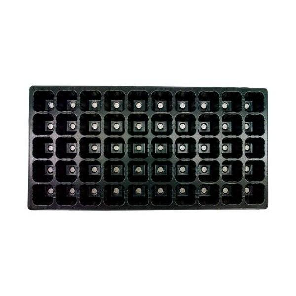 リブ付のプラグトレーです。50穴口径44mm　　縦280mm×横545mm×深さ49mm