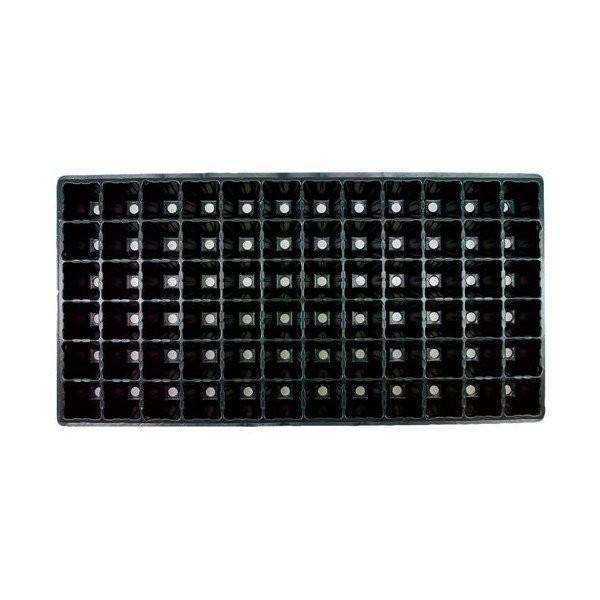 リブ付のプラグトレーです。72穴口径40.5mm　　縦280mm×横545mm×深さ49mm