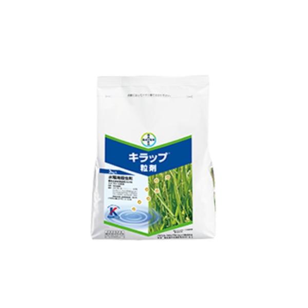 農林水産省登録番号：22079農薬の種類：エチプロール粒剤名称：キラップ粒剤内容量：3kg近年問題となっている斑点米カメムシ類に対して高い防除効果を示します。とくに、アカヒゲホソミドリカスミカメのようなカスミカメムシ類に卓効を示します。散布...