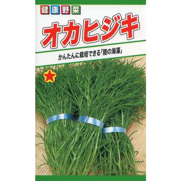 ひじき菜の種　海藻のヒジキに似ていることから名付けられました　若芽はゆでると鮮やかな緑になり、独特な歯ざわりが特長。　生産地：岩手県　発芽率：70%以上　内容量：5ml
