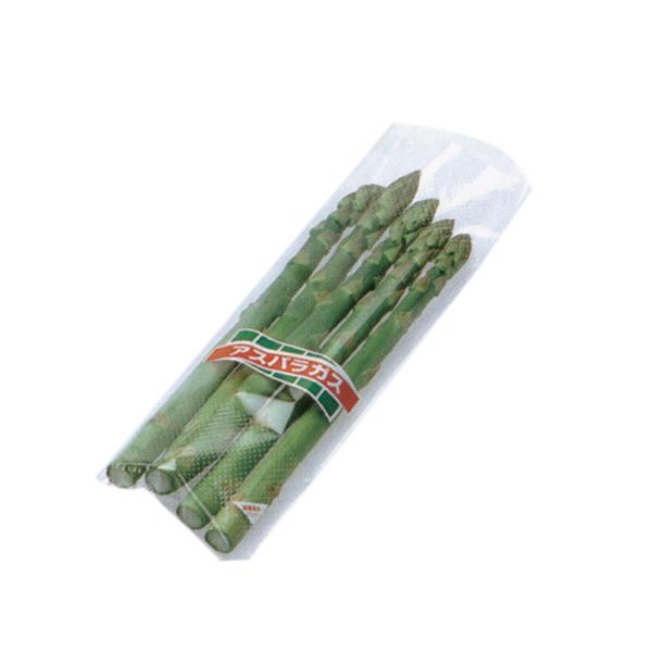 ＯＰＰ防曇、有孔（無数）、プラマーク入、印字「アスパラガス」。お届けする商品は「包装資材」となります。中身は含まれません。※パッケージの製造の工程に必要な目印であるカラーコントロールマーク付きの商品が混在することがございます。商品に変わりは...