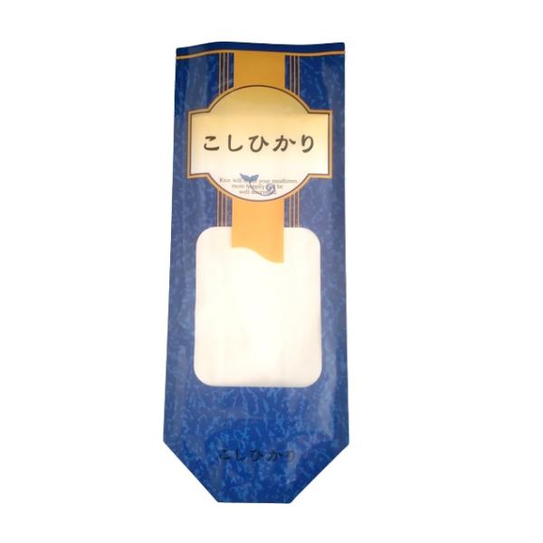 １ｋｇ用のラミネートパックです。表示枠はありません。真空パックではありません。米袋のみの商品です
