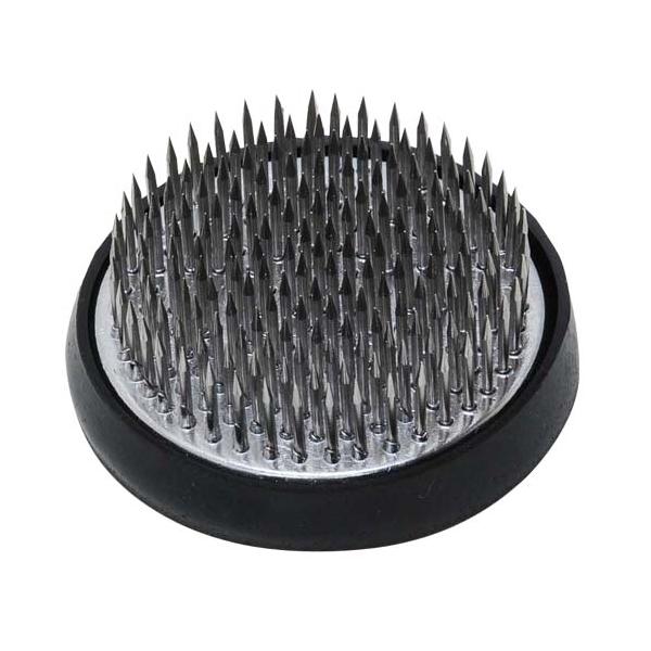 生け花用です。錆びにくいステンレス針です。●すべりにくいゴムマット付●小丸●本体：鉛●針部：ステンレスメーカー：藤原産業（株）