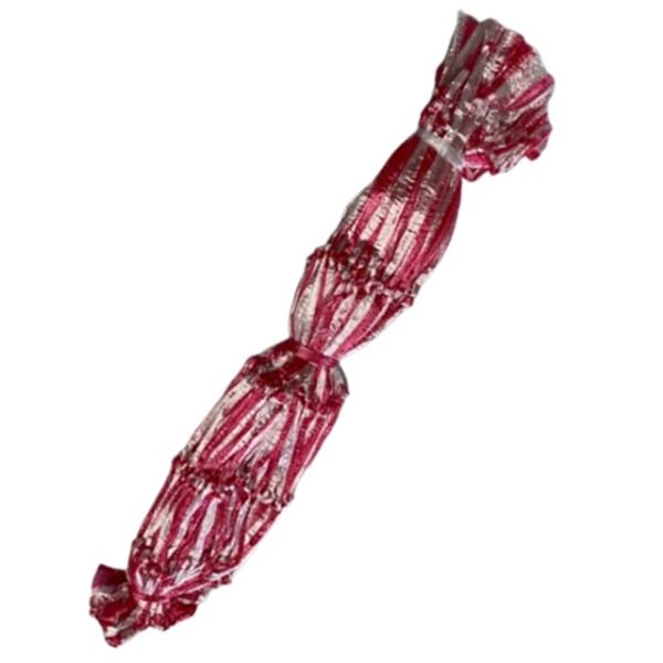 紐の長さピンク／白　約70cm　中大玉用です。25本入り