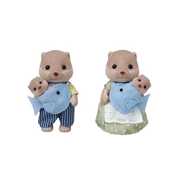 カワウソファミリー/4.3x3.6x7.9cm/FS-32・Style:カワウソPatternName:ファミリー・パッケージ個数:1・(C)EPOCH・本体サイズ:4.3x3.6x7.9cm・製造国:中国・対象年齢:3才以上・前後のシート...