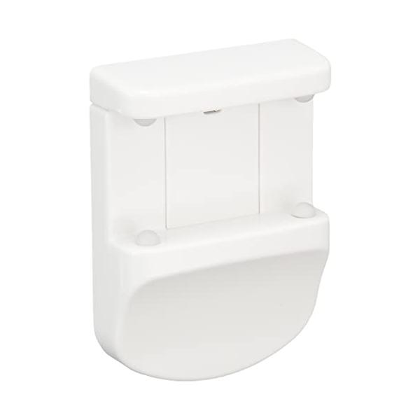 ティッシュボックスホルダーホワイト/88mm×124mm×32mm/M2750・Style:ティッシュボックスホルダー・パッケージ個数:1・固定ティッシュペーパーやキッチンペーパーのボックスを壁面やテーブル下部など使いやすい場所に固定・はが...