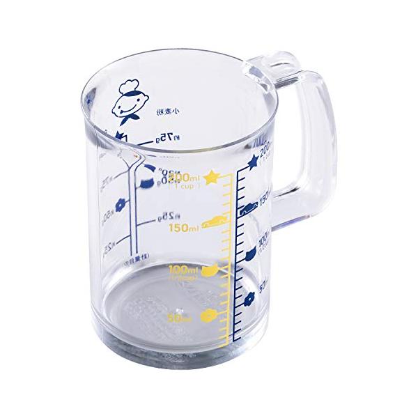 200ml/6.5×9.5×9.5cm/DL7207・Color:200mlPatternName:計量カップ・パッケージ個数:1・サイズ：6.5×9.5×9.5cm・重量：57ｇ・素材・材質：AS樹脂（耐熱温度：100℃、耐冷温度：-30...