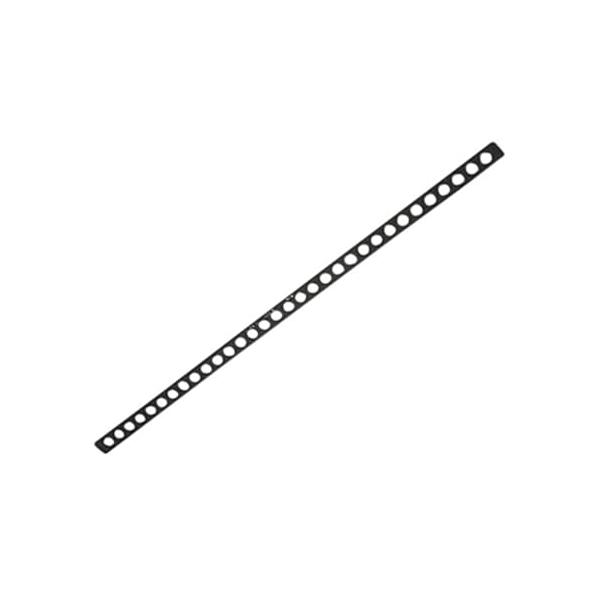 ストレートブラック/397×15×0.8mm 穴径7mm/S745・PatternName:まっすぐ/黒Size:397×15×0.8mm 穴径7mm・パッケージ個数:1・仕様・サイズ:15×397mm　厚さ0.8mm・穴径:7mm・材質:...