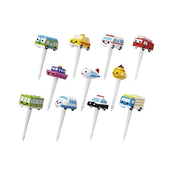 ピック 11本入りアソート/サイズ:12.5ｘ15.5ｘ2cm 重量：30g/P-3552・Style:ピック 11本入り・パッケージ個数:1・入数:11本入（バス、タクシー、きゅうきゅうしゃ、はしごしゃ、ふね、ひこうき、せんすいかん、でん...