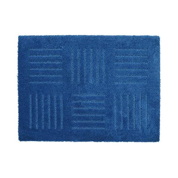 1枚ブルー/約45cm×60ｖｍ/4548622739947・パッケージ個数:1・サイズ:約45cm×60cm(1枚入り)・素材:表面 ポリエステル100%、裏面 アクリル樹脂・生産国:日本・1枚組・ふかふかパイルでピタッと吸着