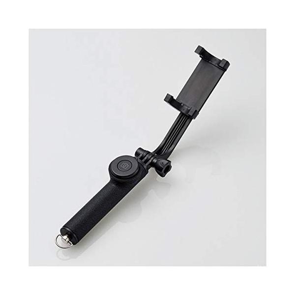 Bluetoothブラック/3) 43cm/P-SSBRBK・Color:ブラック・パッケージ個数:1・ 詳しい情報は「商品の説明」欄をご確認ください。・スマートフォンを装着するだけで人に撮影してもらったかのように“自撮りができる自撮り棒で...