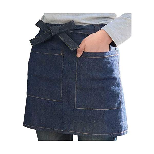 ショートエプロンネイビー/Free Size/SGDS-1・Style:ショートエプロン・パッケージ個数:1・特徴:ガーデニング・園芸作業を、より快適に、おしゃれにサポート・色:ネイビー(デニム)・形状:ショート丈・腰巻エプロンタイプ、仕様...