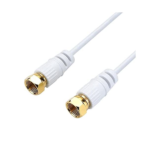 両側ネジ式ホワイト(両側ネジ式コネクタ)/50cm/AC05-451WH・Color:ホワイト(両側ネジ式コネクタ)Size:50cm・パッケージ個数:1・しっかり接続できる安心のストレートタイプコネクタはネジ式ですのでしっかりと機器に接続...