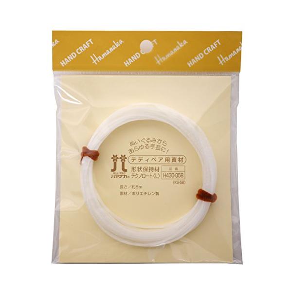 透明/-/H430-058・パッケージ個数:1・サイズ:厚さ約1.4mm×幅約2mm×長さ約5m・素材:ポリエチレン