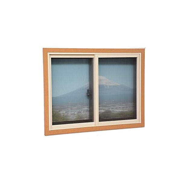 大窓用セット抗菌剤入り 木目ライト/186 x 8.3 x 6 cm/PTK-Q・Color:抗菌剤入り 木目ライトStyle:大窓用セット・プラスチック製で低価格を実現・冷暖房効率アップで大幅節電効果・窓の二重構造で結露軽減・キズ防止用フ...