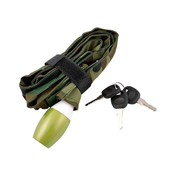 コンパクト迷彩/-/94042・Color:迷彩・パッケージ個数:1・原産国:中国・サイズ:φ3.0×1200mm・キー形式:シリンダー錠・キー3本付属・商品のカラーはディスプレイの種類等により、実物と異なって見える場合がございます