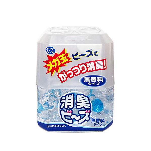 透明/-/417184.0・パッケージ個数:1・原産国:日本・内容量:320g・パッケージサイズ (幅×奥行×高さ):90mm×90mm×115mm・特徴:メガ玉ビーズでがっつり消臭 使いやすい無香料タイプ。