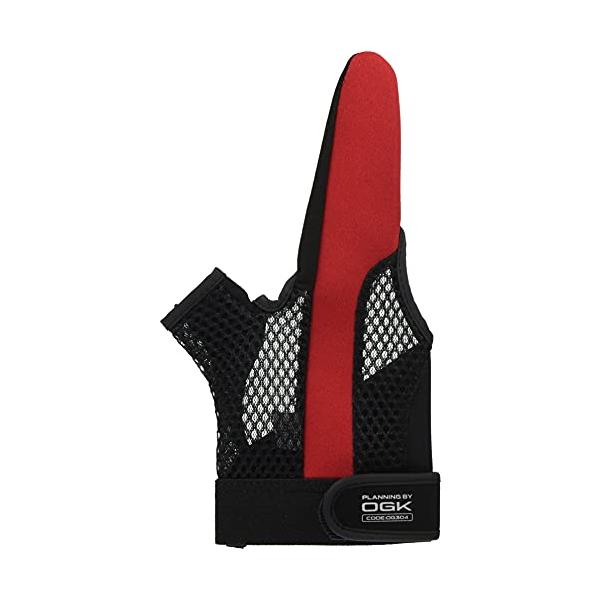 ブラック×レッド/フリー/OG304KR・Color:ブラック×レッド・パッケージ個数:1・サイズ:右手用/フリー・材質：ポリエステル+PU