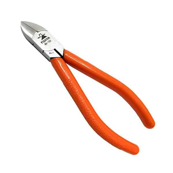 バネ無オレンジ/150mm/60-150・Size:150mmStyle:バネ無・パッケージ個数:1・実寸:152mm・重量:115g・切断能力(鉄線):Φ1.6mm・切断能力(銅線):Φ2.6mm・刃の形状:ラウンド刃、厚刃