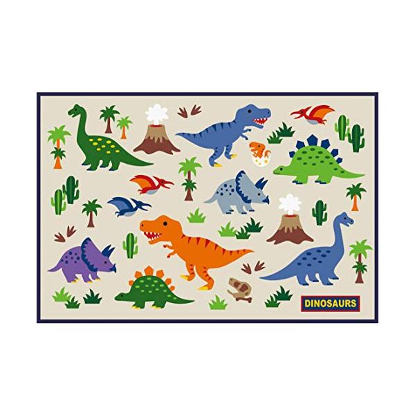 恐竜2/60×90cm/VS1-A・Color:恐竜2・パッケージ個数:1・サイズ:縦60×横90cm・素材・材質:ポリエチレン・生産国:中国・ブラント名: スケーター(Skater)・メーカー名: スケーター(Skater)