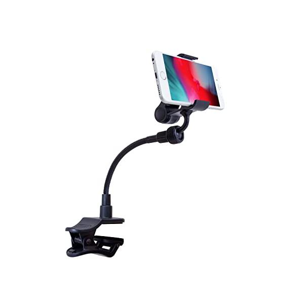 ブラック/15cm/P-DSCLP15BK・Size:15cm・パッケージ個数:1・リビング、ベッドルームのサイドテーブルや、オフィスのデスクなどお好みの場所にスマートフォンを設置して、自由な角度で使えるクリップ式アームスタンドです。・アー...