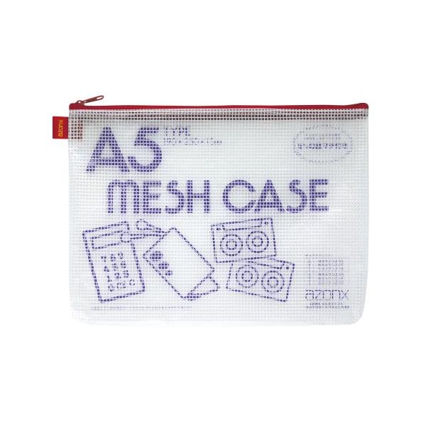 カジュアルレッド/A5タイプ/AZ-55E-20・Size:A5タイプColor:レッド・パッケージ個数:1・サイズ/縦190×横250×マチ幅15mm 材質/オレフィン・規格/ A5サイズ・中身が一目で分かり、水にも強いメッシュケース。・...