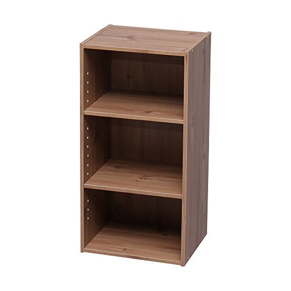 可動棚ナチュラル(可動棚)/1)3段/MDB-3K・Size:1)3段Style:可動棚Color:ナチュラル(可動棚)・パッケージ個数:1・商品サイズ:幅約36.6×奥行約29×高さ約73.2cm・耐荷重:全体40kg、天板・底板10kg...