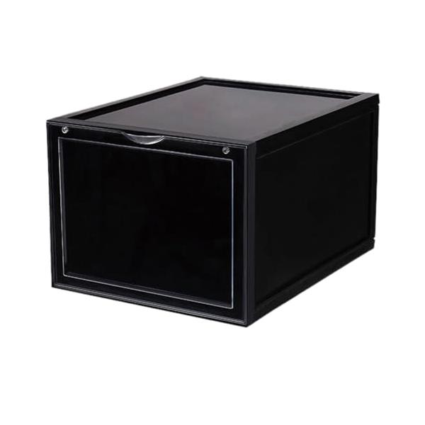 縦向きタイプブラック/W35×D28×H24cm/127776・Color:ブラックStyle:縦向きタイプ・パッケージ個数:1・b.c.lで人気のおしゃれでシンプルなディスプレイボックス・組み立て式で簡単に重ねることもできます。・お気に入...