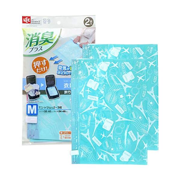 ブルー/Mサイズ(2枚)/O-701・Size:Mサイズ(2枚)・パッケージ個数:1・サイズ:34×48cm・内容量:2枚入・押すだけで簡単に圧縮 空気が逆戻りしない逆止弁タイプ。・旅行や出張に便利な必需品。・気になる着替えの臭いを防ぐ消臭...