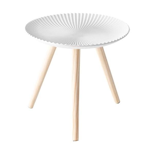 ホワイト/φ40×H37/LFS-191C・Size:φ40×H37Color:ホワイト・パッケージ個数:1・ホワイト・ライトファニチャー・組立・繊維板 天然木(パイン) ラッカー塗装