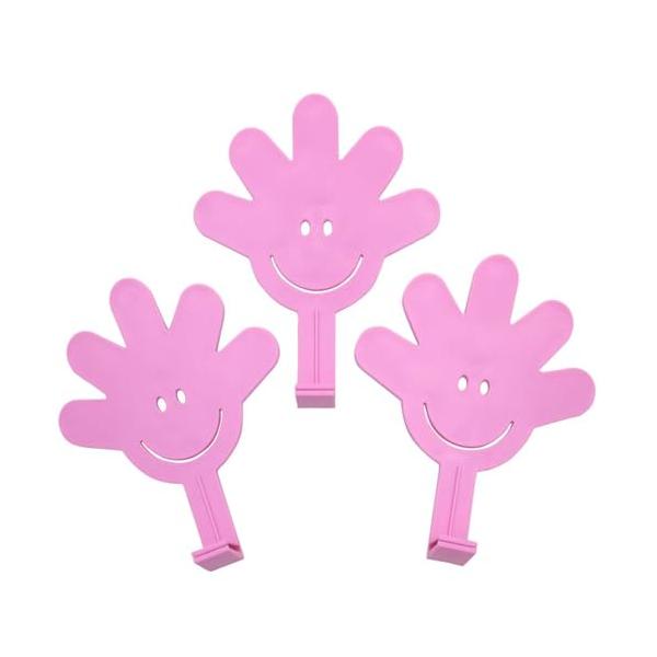 ママの手 ピンク 3個入2366ピンク/幅13.5×奥行5×高さ16cm/なし・Color:ピンク・パッケージ個数:1・作りたてのママの愛情そのままオムライスのケチャップやケーキのクリームがラップにくっつくのを防ぎます・お皿の縁にサッと差し...