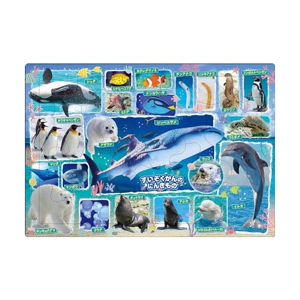 35ピース すいぞくかんのにんきもの35ピース すいぞくかんのにんきもの/-/25-232・Color:35ピース すいぞくかんのにんきもの・パッケージ個数:1・ジンベエザメなど、水族館で人気のある生き物がいっぱい・全部で22種類の生き物が...