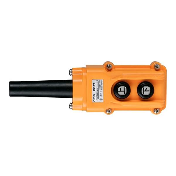 -/-/COB261T・PatternName:COB261T・パッケージ個数:1・長さ×幅×高さ(mm):60×123×46・ボタン数:2点 付属文字板:上、下・最大適用電動機容量:三相200v/220v-1kW・接点構成2a-2a・AB...