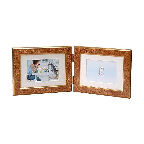 2L 横キャメル/2L/PF-2LWY-CC・パッケージ個数:1・型番: 445559・外寸:455×174mm・内寸:128×178mm(左右同じ)・窓寸:118×168mm(左右同じ) mm・重量:590g