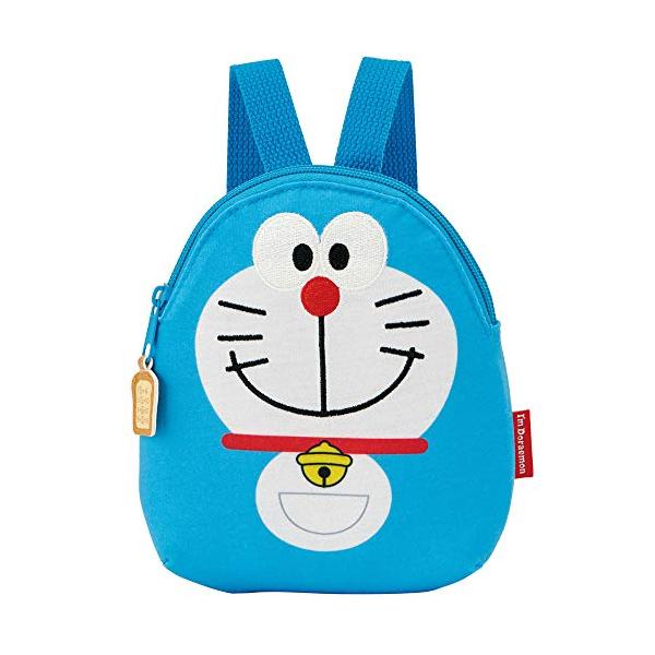 リュックドラえもん/16×3×h19cm/RYUK1-A・Color:ドラえもん・パッケージ個数:1・サイズ:幅16×奥行3×高さ19cm・素材・材質:表地・ベルト＝綿 裏地＝ポリエステル 中材＝発泡ポリエチレン・対象年齢：2-4才