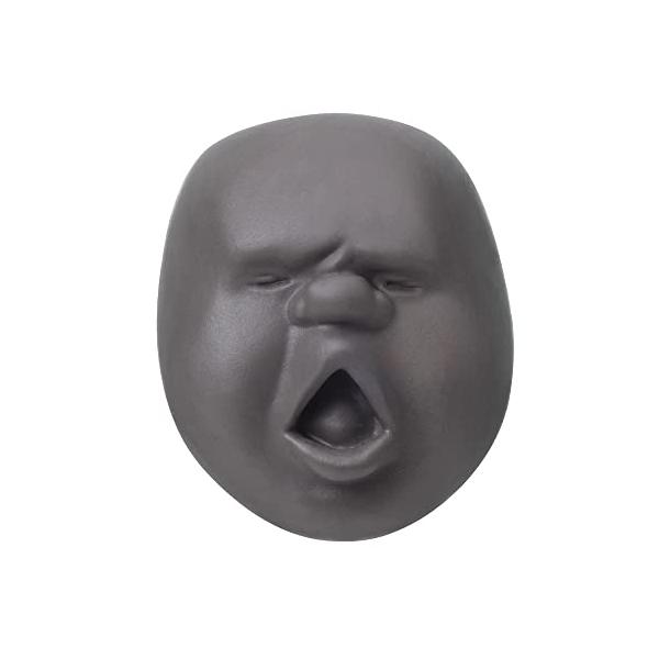 ブラウン/幅51~54×奥行60~63×高さ60×62mm/D-840-GE・PatternName:ゲッ・パッケージ個数:1・最近あまり笑っていない、ストレスを感じる、誰かとすれ違いがち……等、そんな悩みがある人に贈りたいストレスボールで...