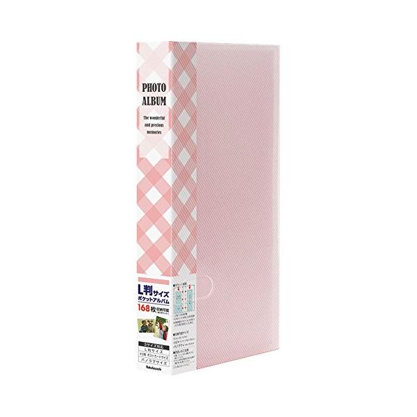 168枚収納ピンク/L/PHE1168A-P・Color:ピンクStyle:168枚収納PatternName:単品・パッケージ個数:1・本体寸法：タテ297×ヨコ157×背巾35mm・本体重量（スリップケース込）：250g・表紙：ポリプロ...