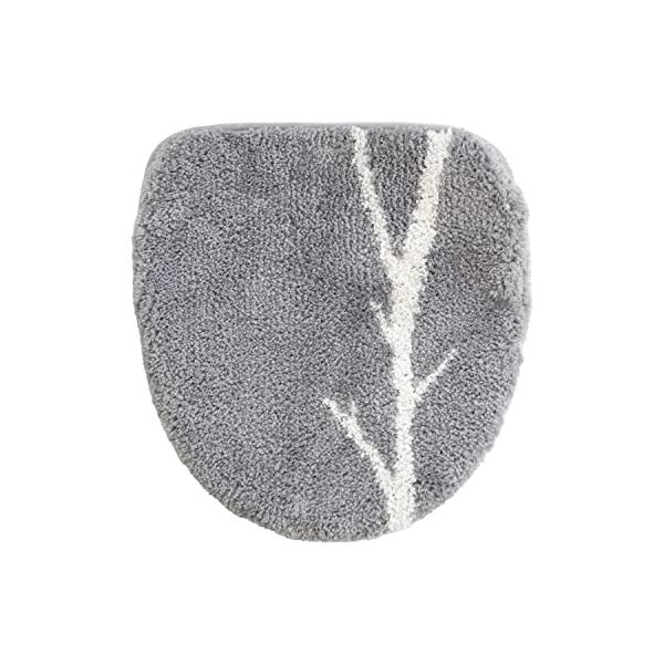 モダングレー/フタカバー/4548622348422・Color:グレーSize:フタカバー・パッケージ個数:1・素材：ポリエステル100％、吸着シート アクリル樹脂・生産国：中国・重量：160グラム・本体サイズ:約42×40×2cm・対応...