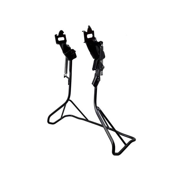 両立ビッグスタンド-/小/BS20BL・パッケージ個数:1・●超幅広タイプのビッグスタンド・●抜群の安定性で子供乗せに最適・●電動車に最適・●オートロックでらくらく・●安定・安全・安心