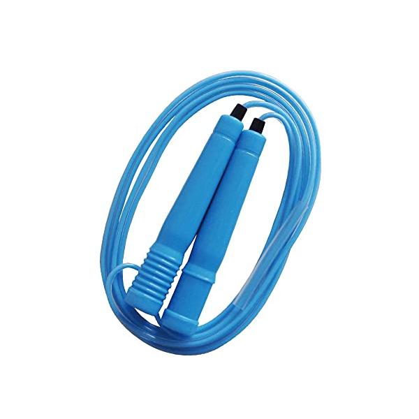 ブルー/-/103574・パッケージ個数:1・特徴ロープの回転を安定させるウエイト入りのグリップ・仕様ロープが切れにくく、遠心力も付きやすい保護チューブ付き・サイズ全長2m70cm・商品重量123g（包装資材含む）・材質ロープ、保護チューブ...