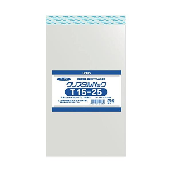 T15/15×25cm 100枚/006742200・Color:T15・パッケージ個数:1・1枚サイズ:巾150×高250×テープ部分40mm・商品特徴:封のできるテープ付き。帯電防止加工。・内容量:100枚入・素材:オリエンテッドポリプ...